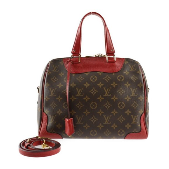 Louis Vuitton | Bags | Louis Vuitton Retiro Pm Handbag M5057 Monogram Canvas Leather Brown ...